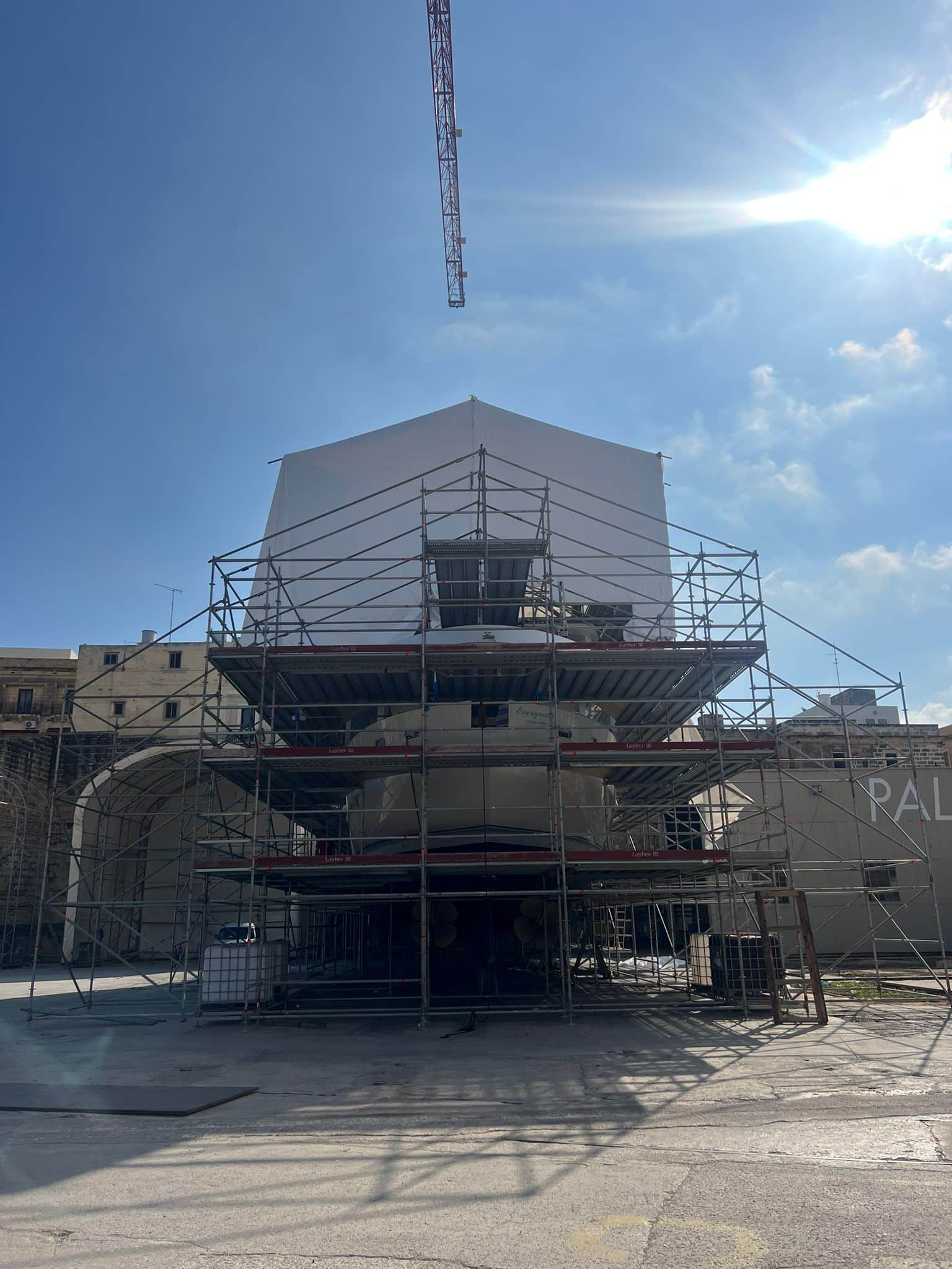 34m yacht - Scaffold encapsulation - Makaw